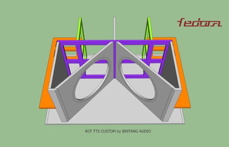 Skema Box Subwoofer RCF TTS36 18-Inch Custom - Technolati Tutorial